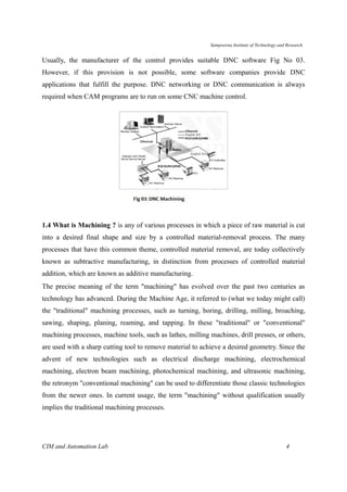 CIM & Automation Lab Manual VTU | PDF