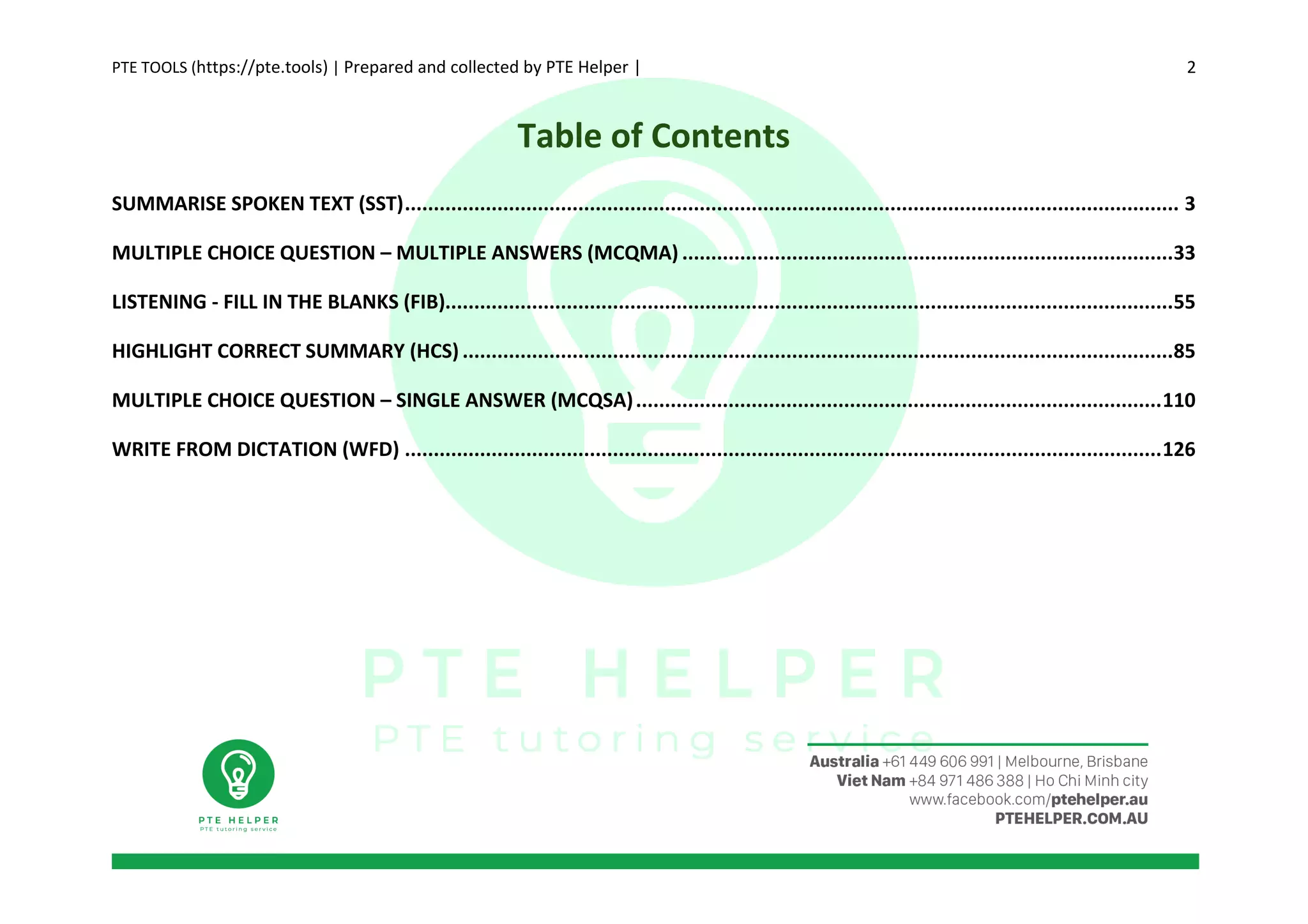 Full master file PTE listening with audio | PDF