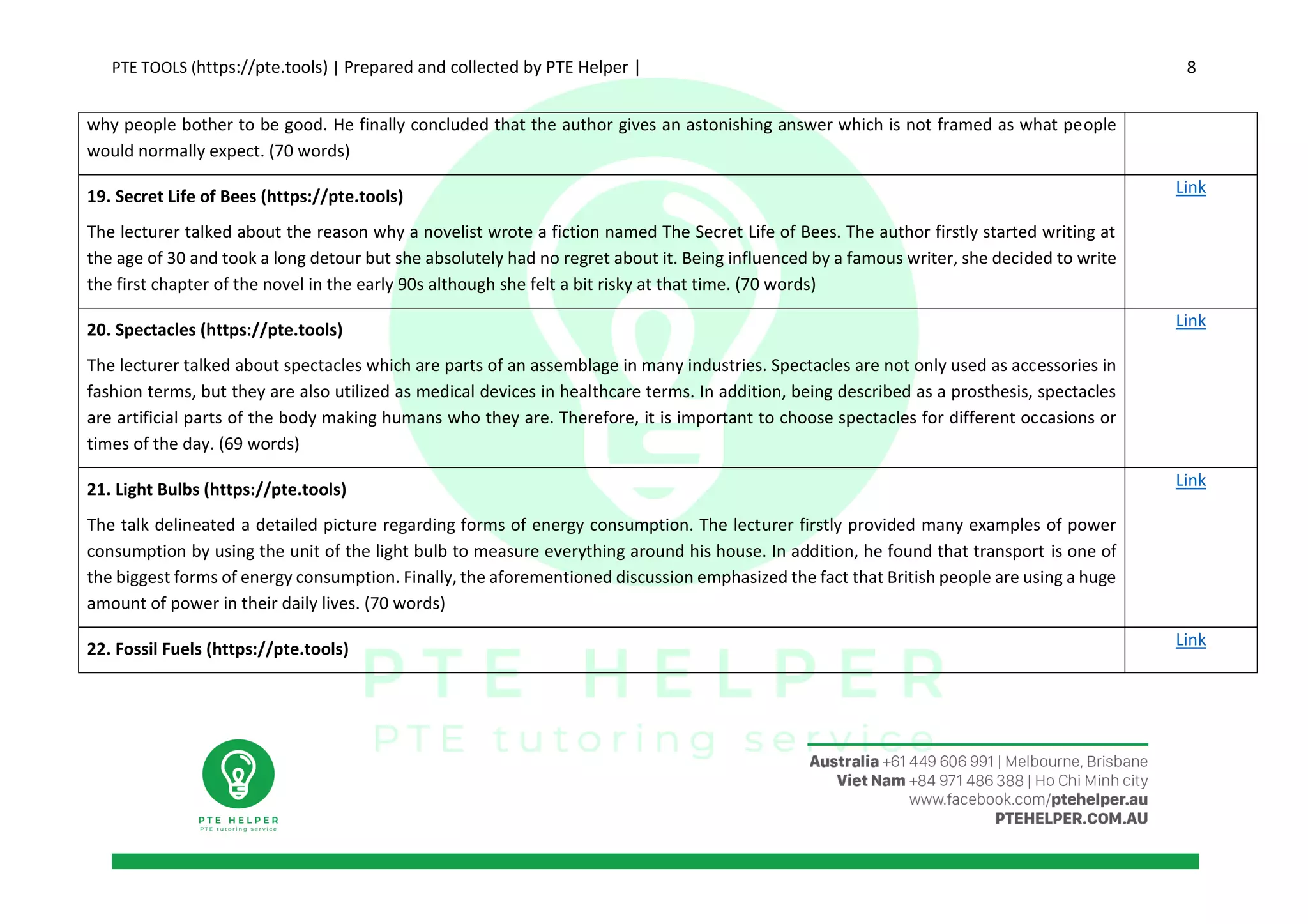 Full master file PTE listening with audio | PDF