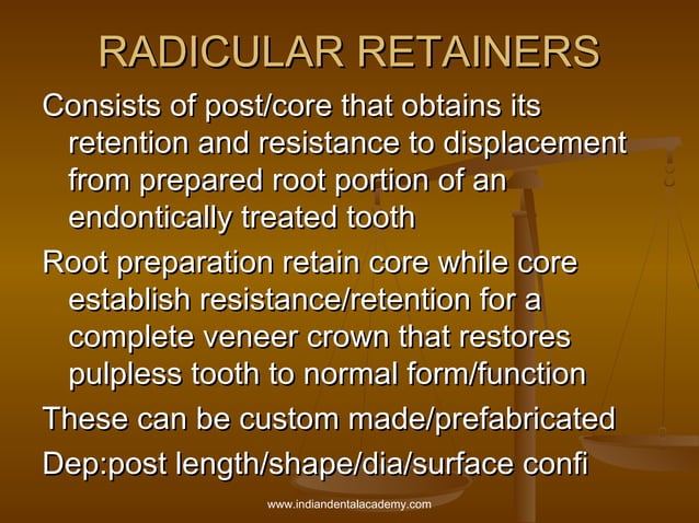 Full metal crown /orthodontic courses by Indian dental academy | PPT