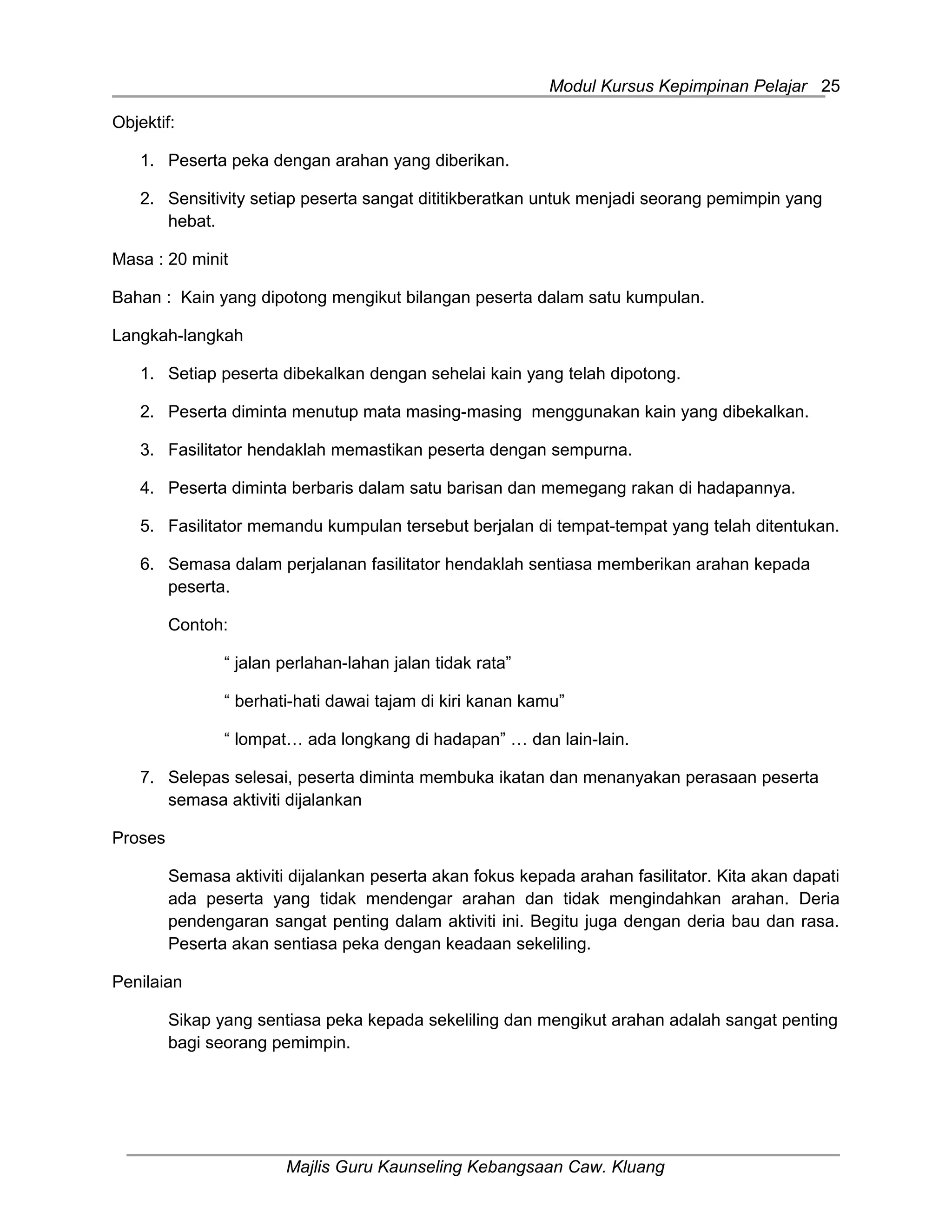Full modul kursus kepimpinan[1] | DOC