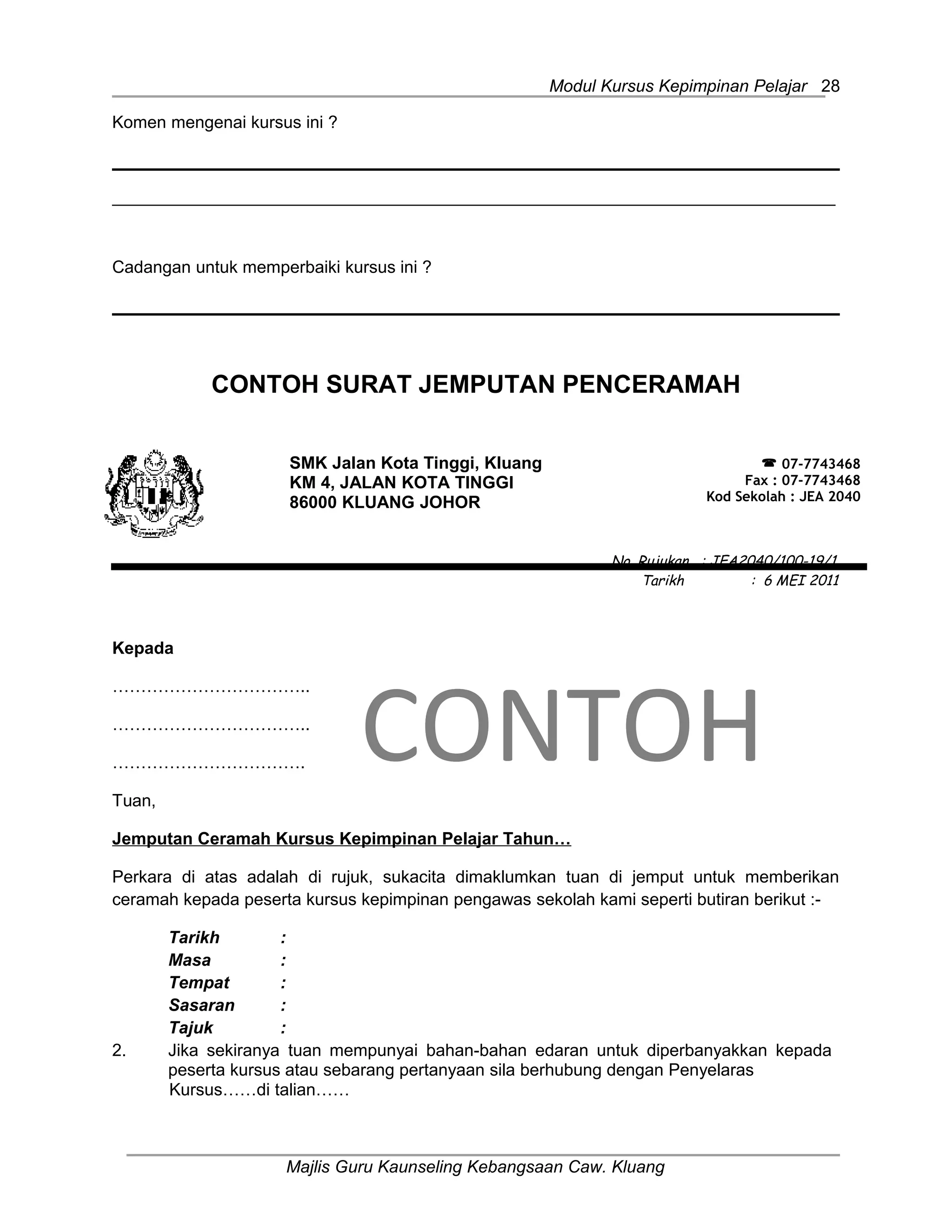 Full modul kursus kepimpinan[1] | DOC