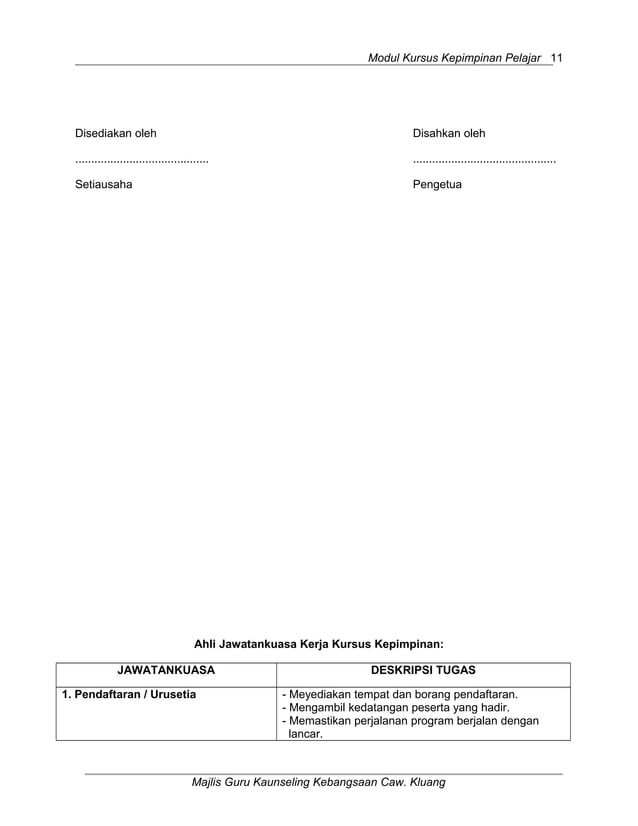Full modul kursus kepimpinan[1] | DOC