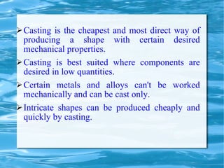 Full Mould Casting Process | PPT