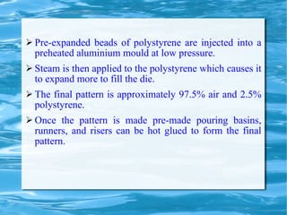 Full Mould Casting Process | PPT