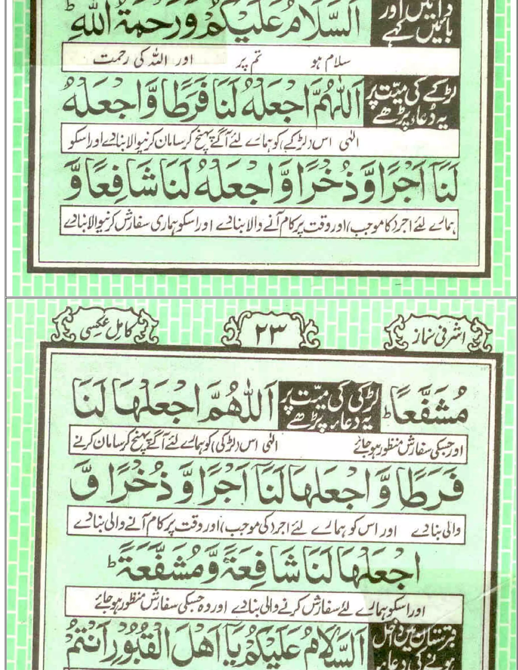 Full Namaz with Urdu Translation | PDF