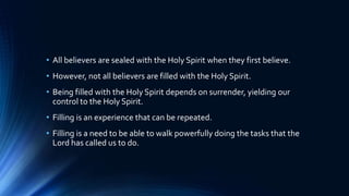 Fullness of the Spirit of God | PPTX