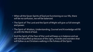 Fullness of the Spirit of God | PPTX