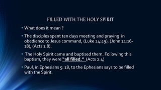 Fullness of the Spirit of God | PPTX