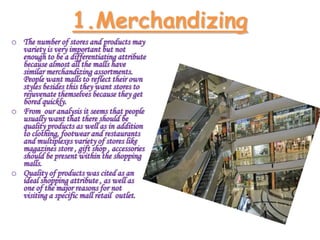 Ppt For Visit To A Mall | PPTX