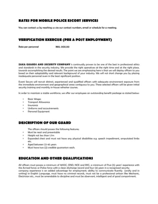Full package proposal. | PDF