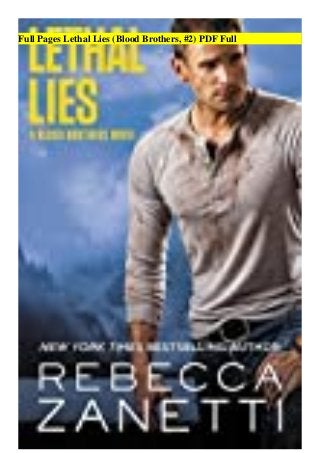 Full Pages Lethal Lies (Blood Brothers #2) PDF Full