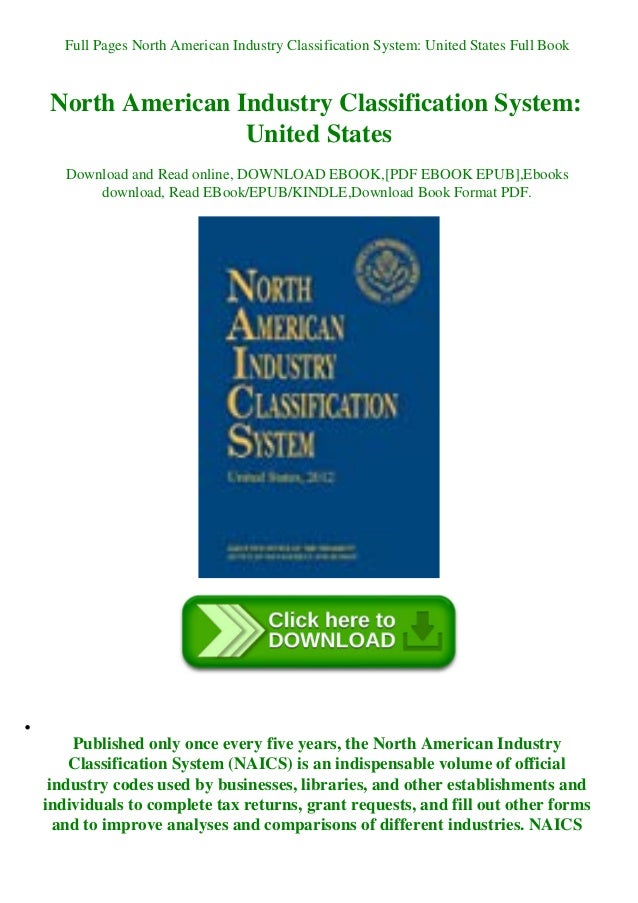 Full Pages North American Industry Classification System United States ...