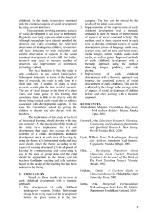 Full paper (english) | DOCX | Daycare and Pre-School | Parenting