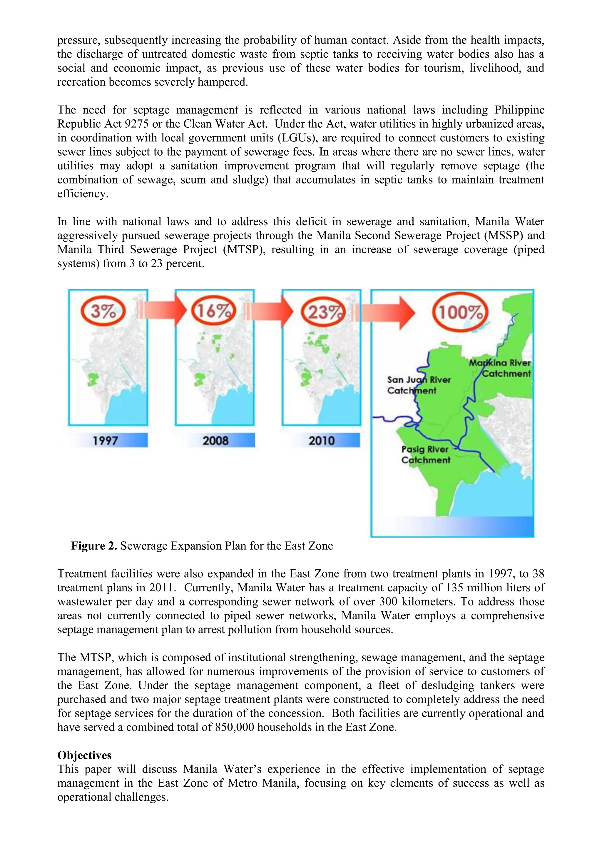 “Sanitasyon Para Sa Barangay”: Manila Water’s Experience in Septage ...