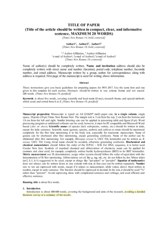 Fullpaper iws 2017-template. | DOCX | Desktop Publishing | Computer ...