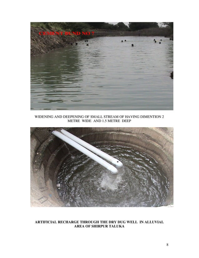 sustainable development of ground water resources in Shirpur taluka ...