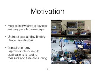 Performance-based Guidelines for Energy-efficient Mobile Applications | PPT