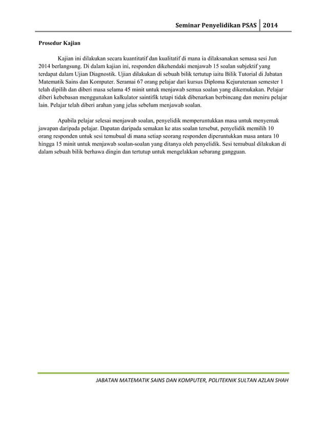 ANALISIS KESALAHAN PELAJAR DALAM MEMPERMUDAHKAN UNGKAPAN ALGEBRA YANG MELIBATKAN SATU DAN DUA ...