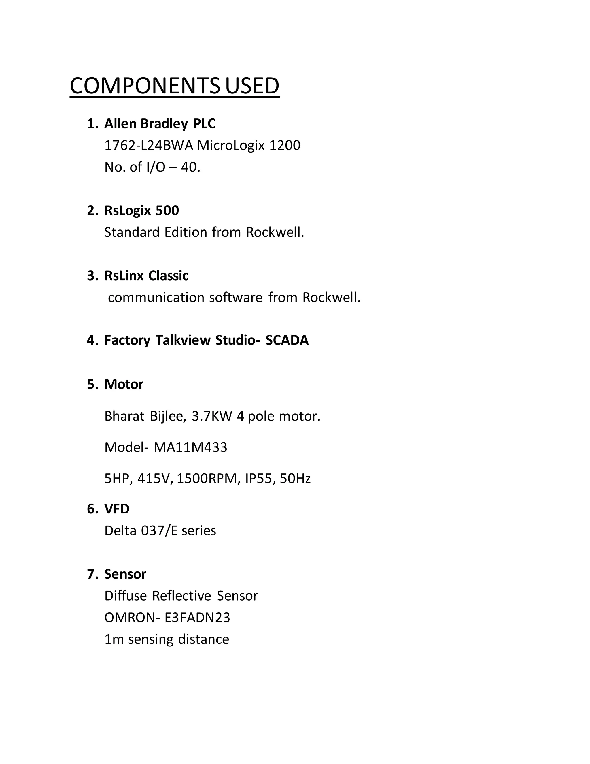 Pendant Control System report | DOCX