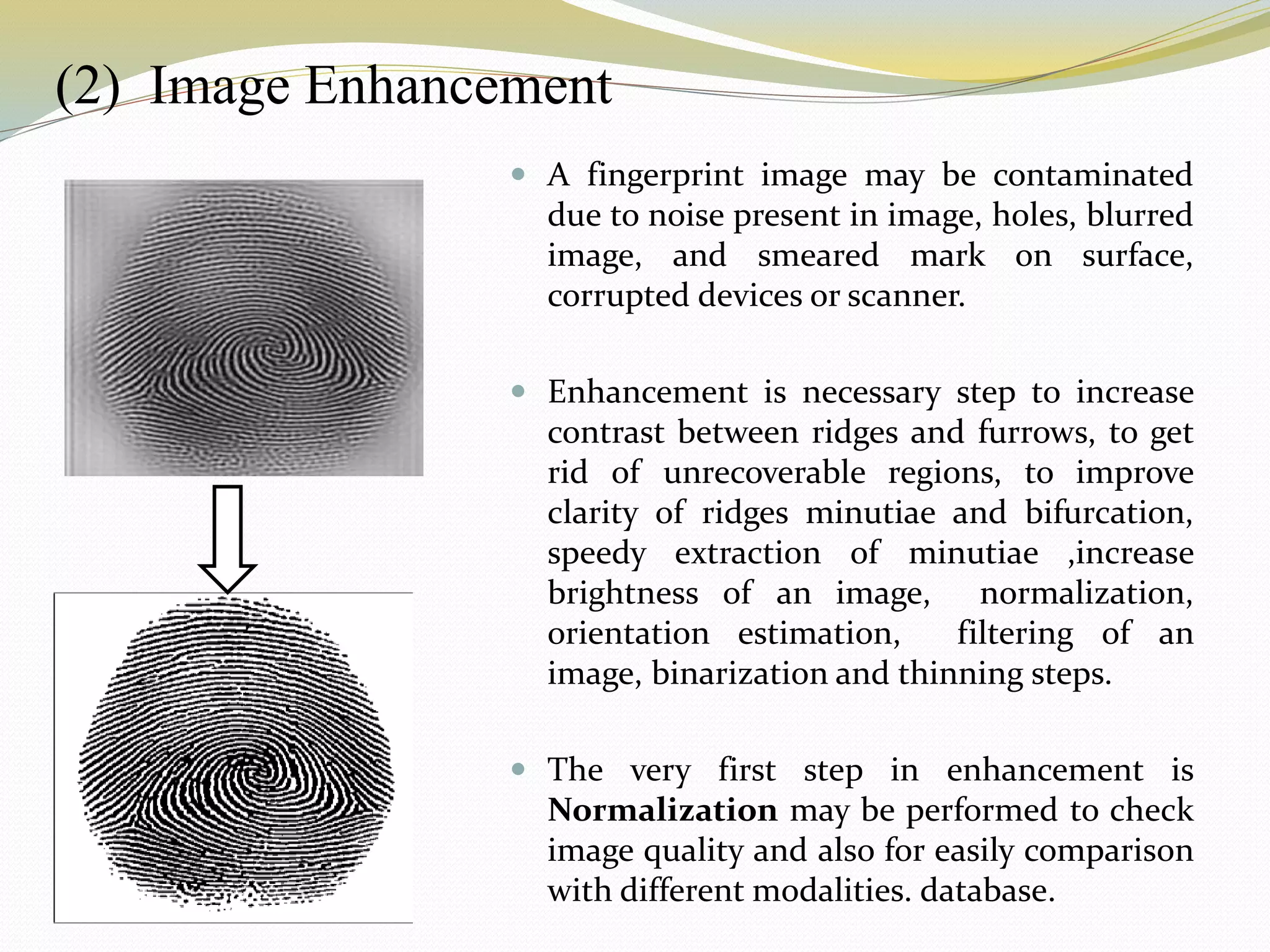 "FingerPrint Recognition Using Principle Component Analysis(PCA)” | PPTX