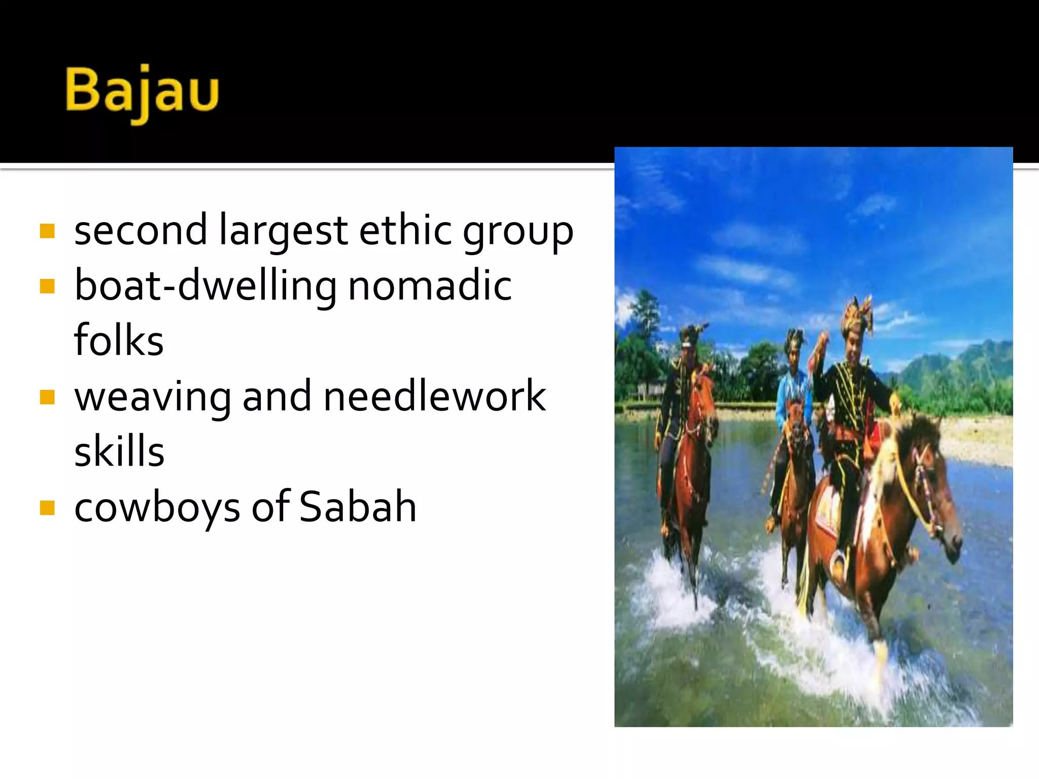 ethnic relation in Sabah | PPTX