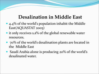 Water Desalination | PPTX