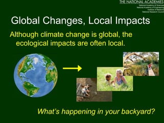 Ecological impacts of climate change and | PPT