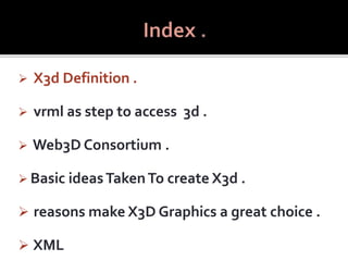 Introduction to X3D | PPTX