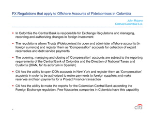 Citi Corporate Trust Services for Multilaterals in Latin America | PPT