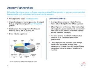 Citi Corporate Trust Services for Multilaterals in Latin America | PPT