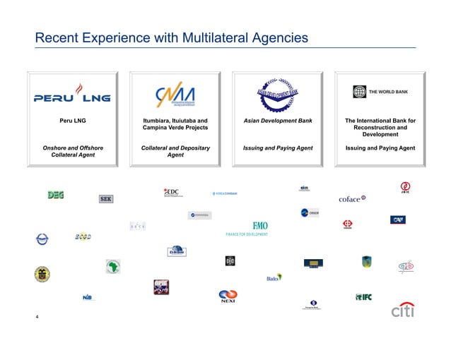 Citi Corporate Trust Services for Multilaterals in Latin America | PPT