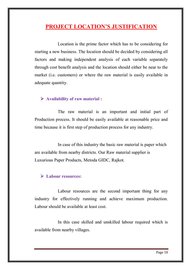 PRODUCT PROJECT REPORT | PDF