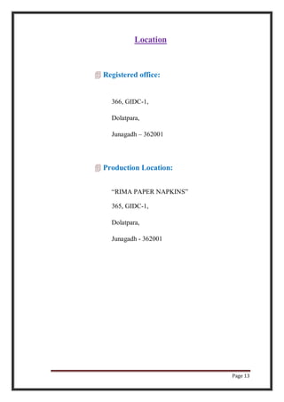 PRODUCT PROJECT REPORT | PDF