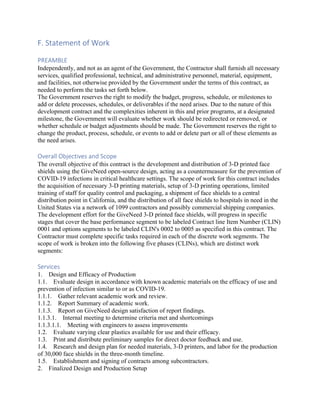 GiveNeed BARDA Full Proposal Guidance and Template | PDF