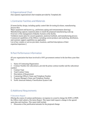 GiveNeed BARDA Full Proposal Guidance and Template | PDF