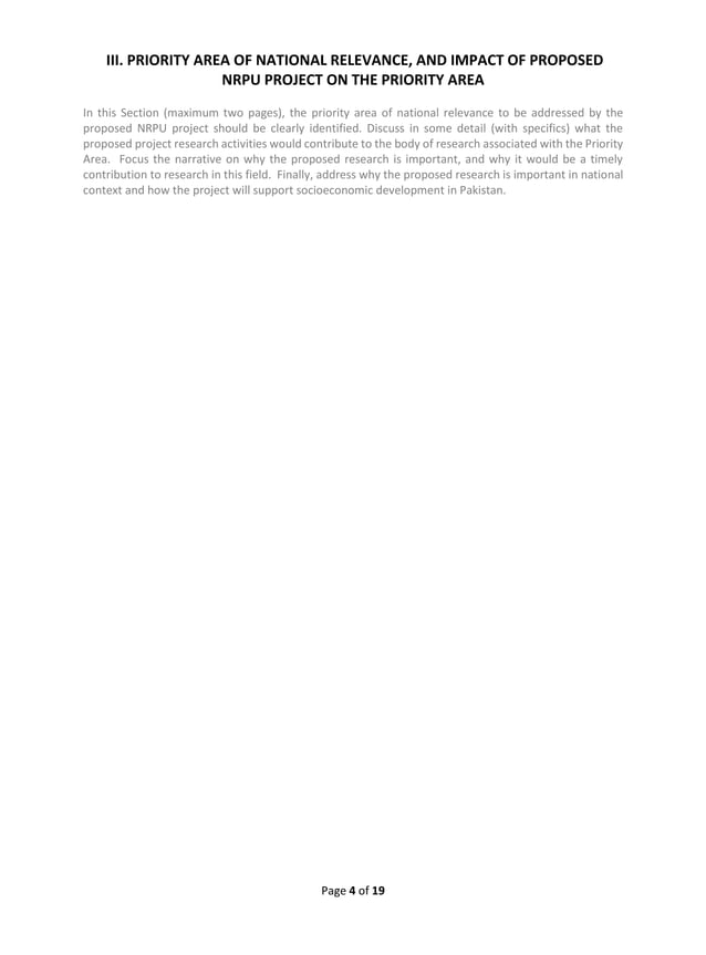 Full Proposal Template - NRPU (2HEC).docx | Resume Writing and Advice ...