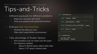 SIGGRAPH 2018 - Full Rays Ahead! From Raster to Real-Time Raytracing | PPT