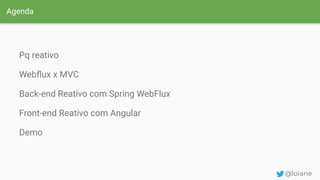 FullStack Reativo com Spring WebFlux + Angular | PDF