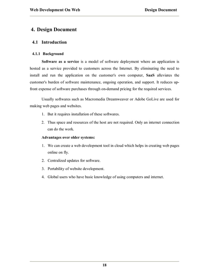 Web Development on Web Project Report | PDF | Web Development | Internet