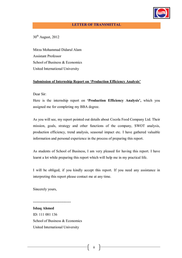 Internship Report BBA | PDF