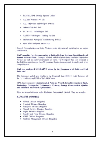 HAL training report | DOCX