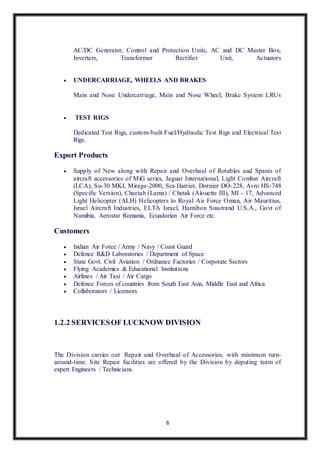HAL training report | DOCX