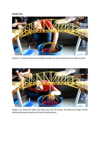 Fettuccine bridge Full report | PDF | Civil Engineering Industry ...