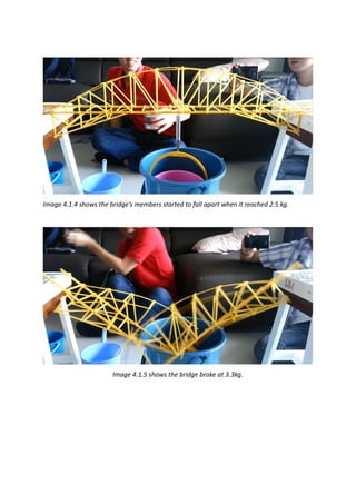 Fettuccine bridge Full report | PDF | Civil Engineering Industry ...