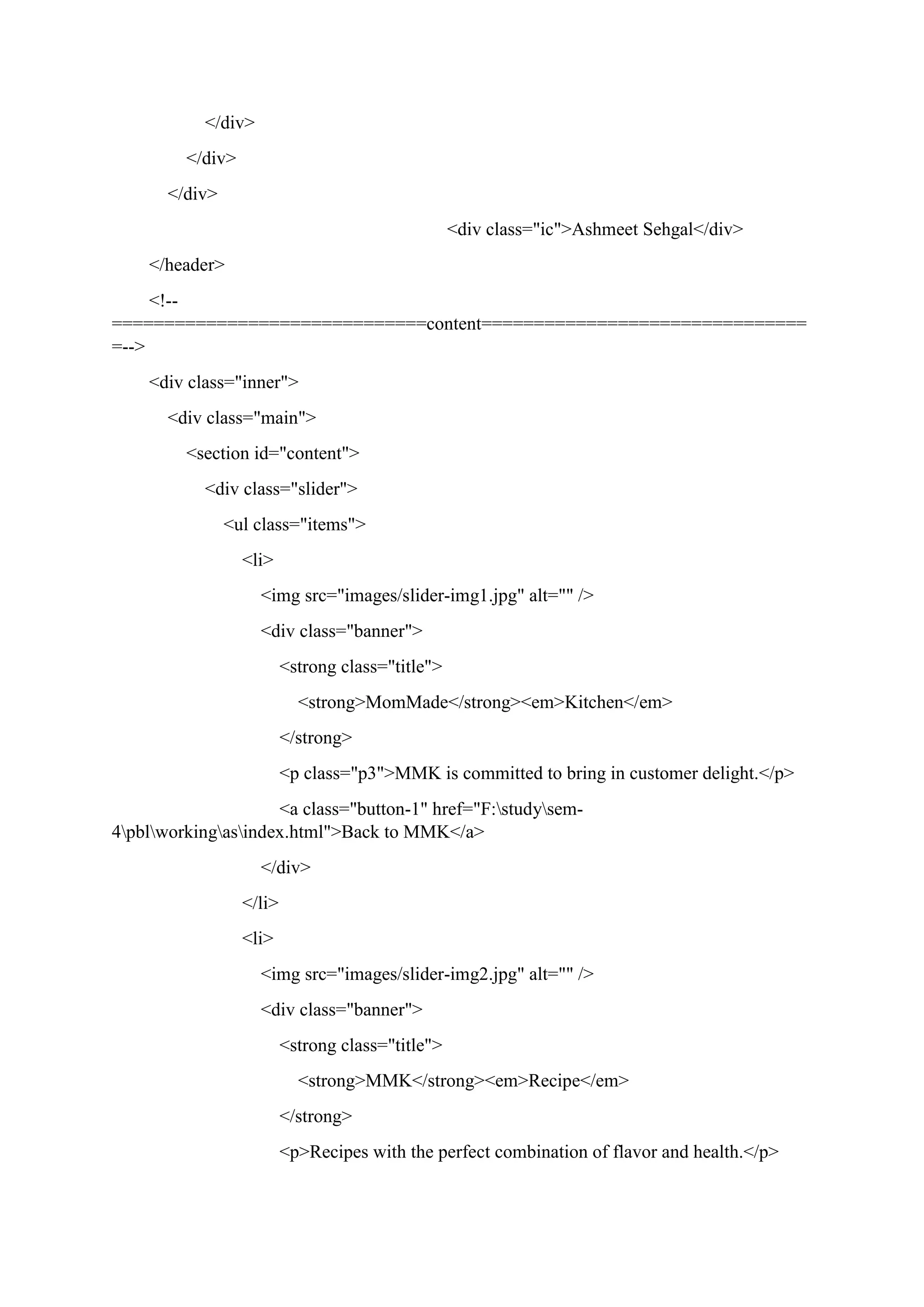 Project Report on Grocery Store Website | PDF