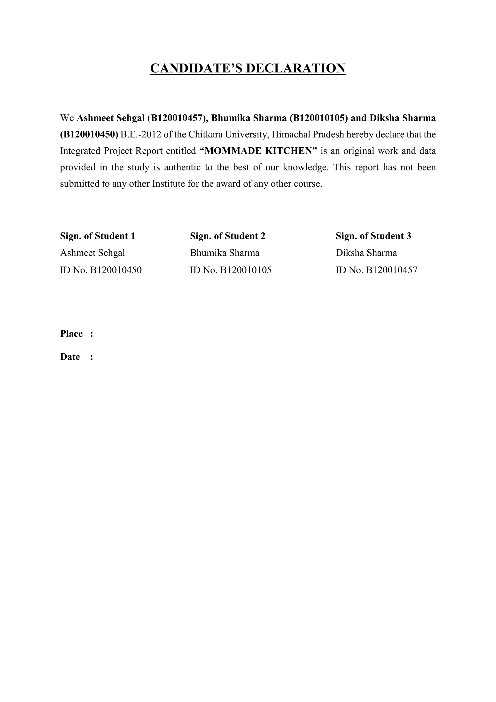 Project Report on Grocery Store Website | PDF