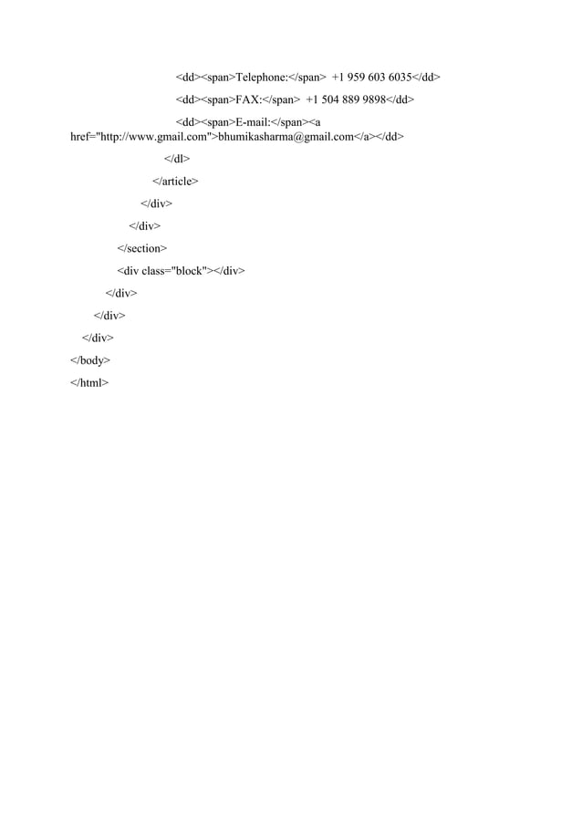 Project Report on Grocery Store Website | PDF