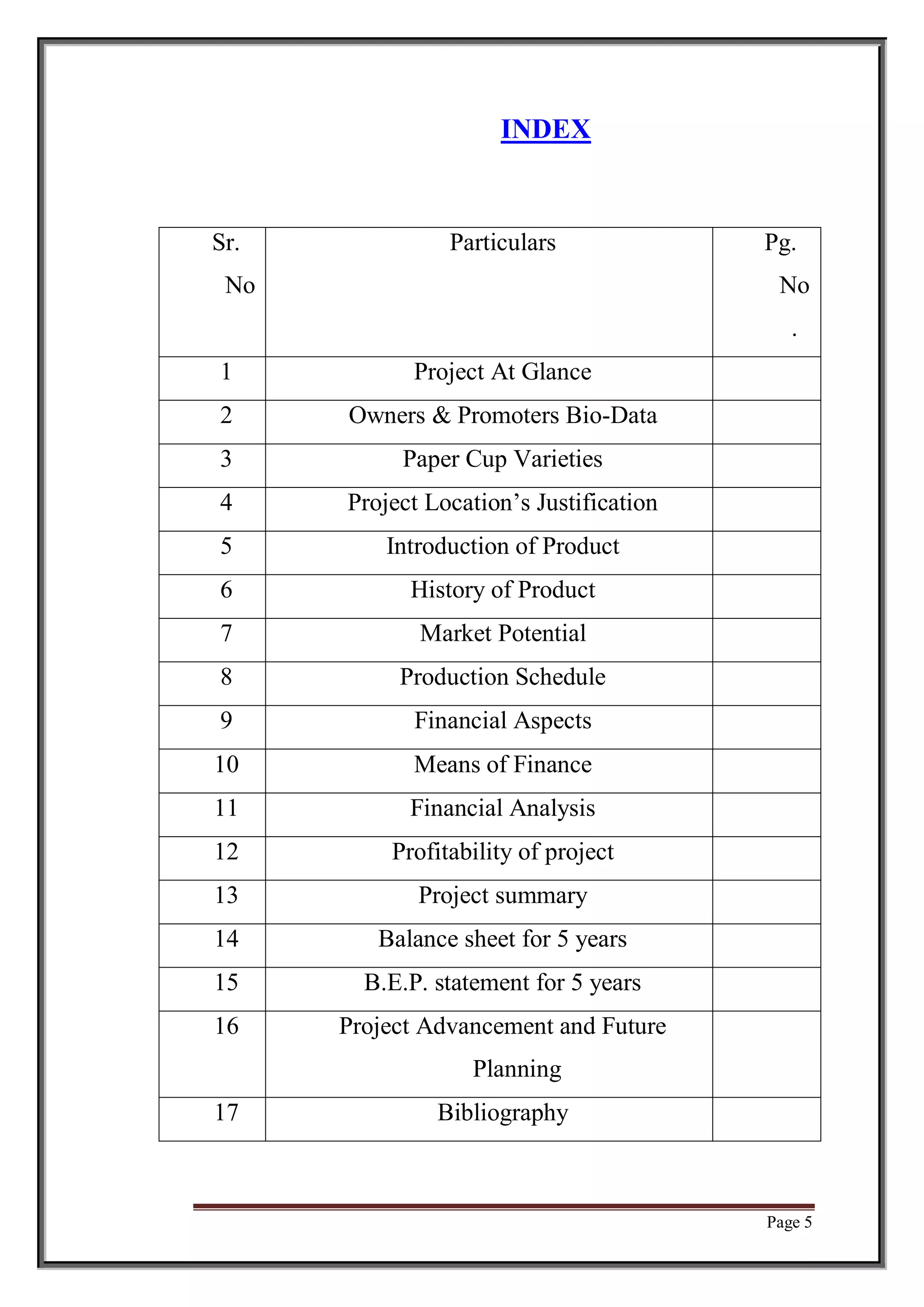 PRODUCT PROJECT REPORT | PDF