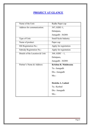 PRODUCT PROJECT REPORT | PDF